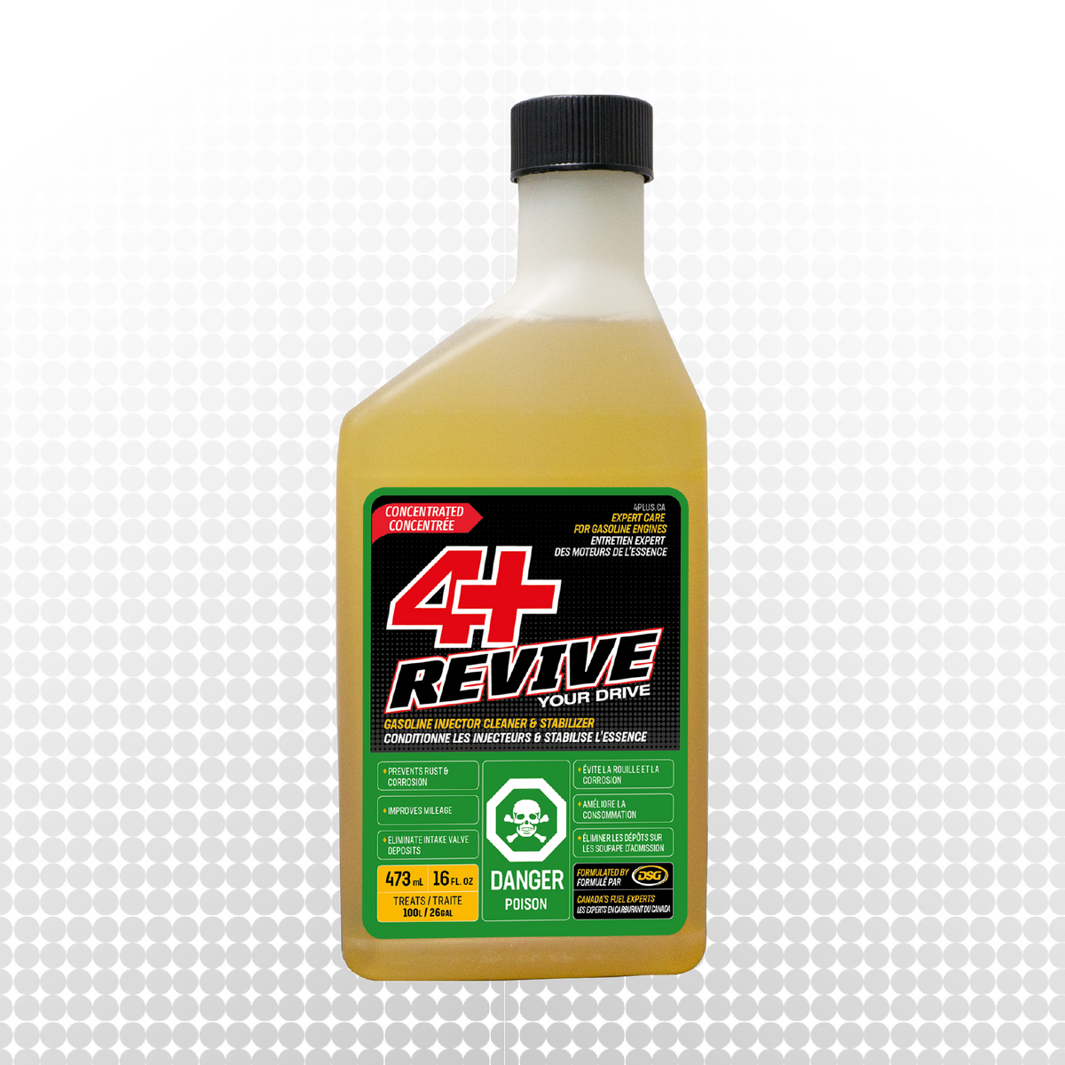 Gas Engine & Fuel System Cleaner Additive | 4+ Gasoline Treatment – 4 ...